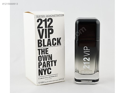 M334. CAROLiNA HERRERA 212 ViP MEN BLACK TESTER PARFUM 100 ml. Carolina Herrera Erkek Parfum Ce itleri sahibinden da 1215668913