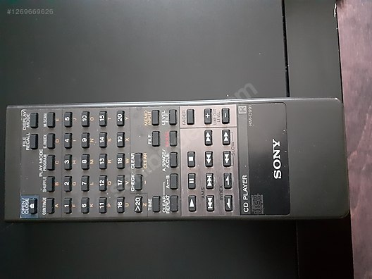 SONY CDP X 202 ES TEMIZ CD CALAR VE ORIJINAL RM D 991 KUMANDA ...
