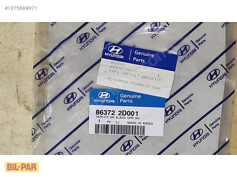 ELANTRA 2000-2006 ÖN SOL KAPI ÜST ÇERÇEVE BANDI 86372-2D001 - İlan ve ...