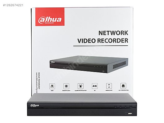 Dahua NVR4208-8P-4KS2/L 8 Kanal 8 Poe 2 HDD 4K - Kanal DVR Kayıt Cihazı ...