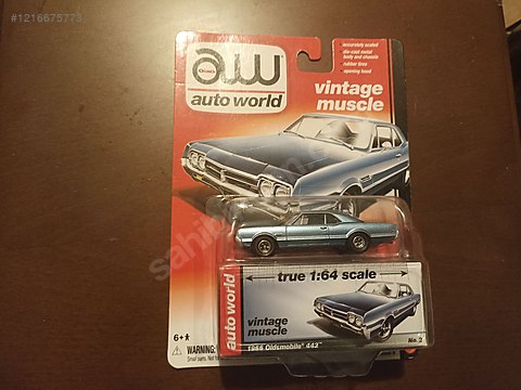 Auto World Diecast Model 1:64 Oldsmobile Araba Çeşitleri - 1216675773