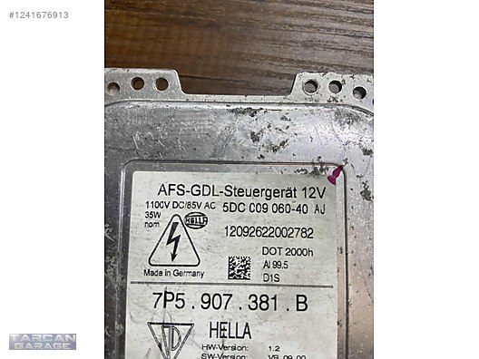 Otomobil & Arazi Aracı / Elektrik / Porsche Cayenne 958 Xenon Far Beyni ...