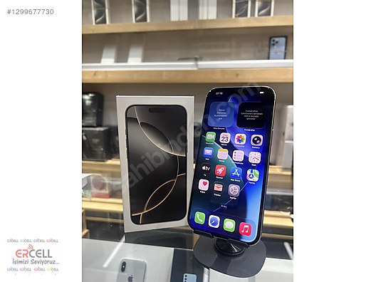 Apple / iPhone 16 Pro Max / ERCELL İLETİŞİMDEN İPHONE 16 PRO MAX 1 SAAT ...