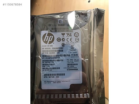 HP ProLiant G8 G9 EG0300FCVBF 300GB 6G 10K 2.5 SAS Disk sahibinden ...