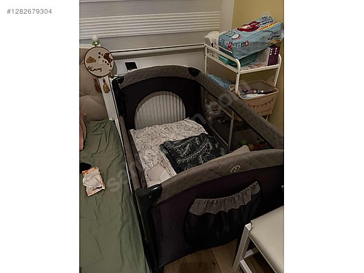 Park Yatak / Kraft Tiger Pr Anne Yanı Oyun Parkı 70X120 Cm Light Grey ...