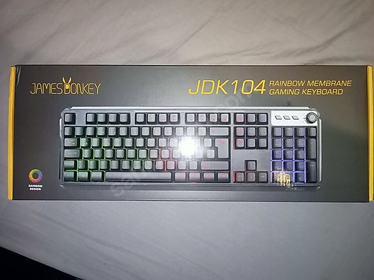 James Donkey JDK104 Rainbow Mekanik Hisli Türkçe Q Gaming Klavye ...