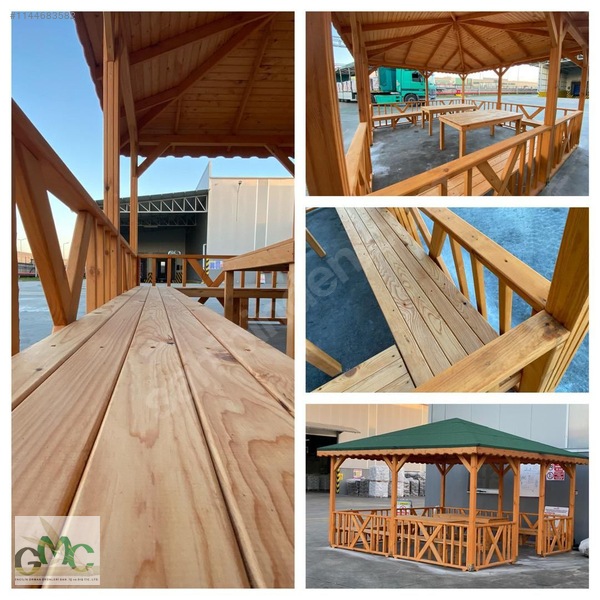 Ahşap Çardak & Kameriye & Bahçe Mobilya Modelleri - 1144683582