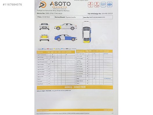 Toyota / Corolla / 1.3 / Base / İhtiyaçdan Çok Acil Kaskolu Toyota ... Toyota / Corolla / 1.3 / Base / İhtiyaçdan Çok Acil Kaskolu Toyota ...