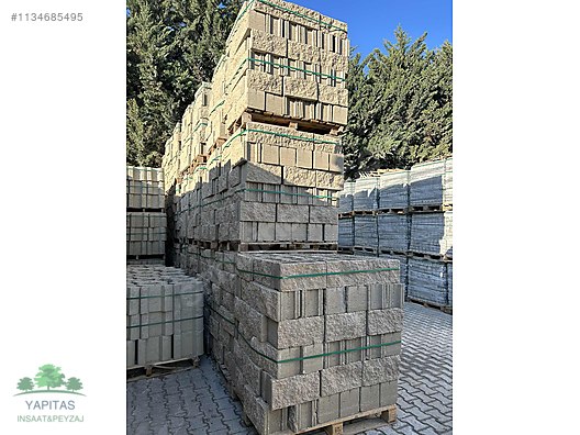 KIRMA BLOK BRİKET HAZIR BAHÇE DUVARI PİRKET SİYAH KIRMIZI GRİ - İnşaat ...