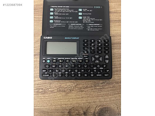 Casio Digital Diary sf-3300 32kb Backlit Display sahibinden.comda ...