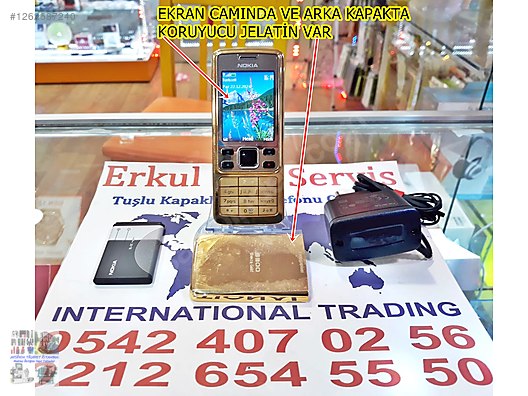Nokia / 6300 / NOKİA 6300 RM-217 KAYITLI YASAL İMEİ ORIJINAL GOLD SIFIR sahibinden.comda ...