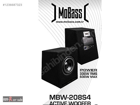 Hoparlör / Subwoofer / MOBASS 20CM AMFİLİ KABİN BASS sahibinden.comda - 1236687323