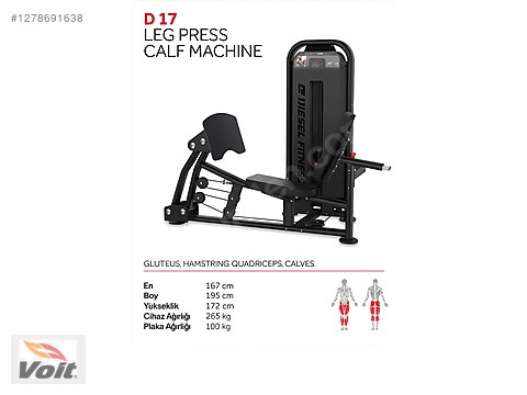 Diesel Fitness D17 LEG PRESS / CALF DUAL MACHINE sahibinden.comda ...