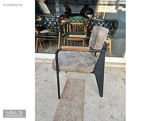 İnegöl Sıfır Mels Sandalye - ŞOK FİYATA GÜNLÜK KULLANINA UYGUN KOLLU CAFE RESTAURANT BERJERİ ...