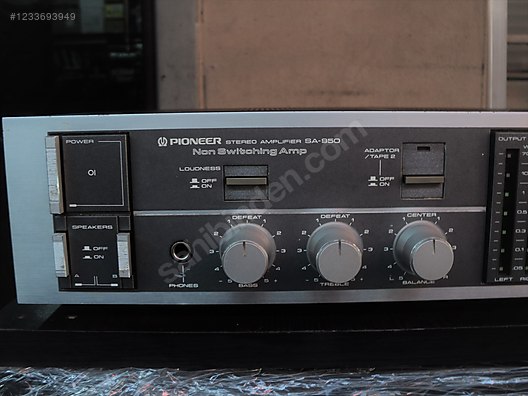 PIONEER SA-950 STEREO AMPLIFIER /1984 - Pioneer Entegre Amfiler ...