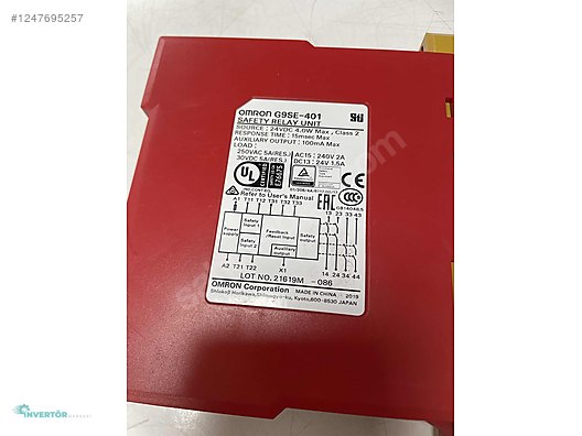 Omron safety relay G9SE-401 - Omron Programlayıcı - 1247695257