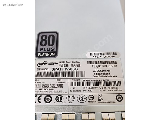 Power-one SPAFFIV-03G 408W 12V/33.3A 80 PLUS PLATINUM - Elektronik Güç ...