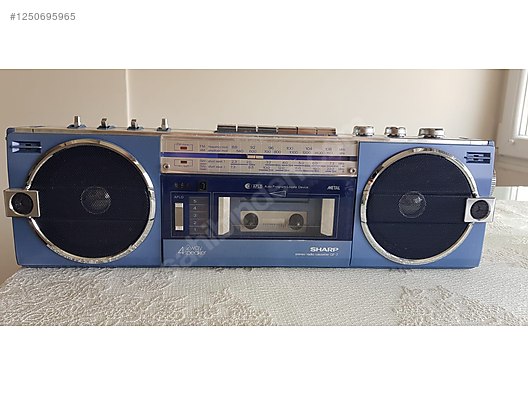 SHARP stereo radio cassetteGF 7 - İkinci El Sharp Müzik Seti & Teyp ...