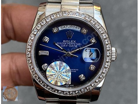 Rolex / Rolex Day-Date President 36 mm Mavi Taşlı # YZ Factory ...