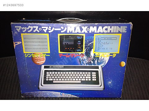 Commodore MAX Machine (1982) Kutulu Orjinal Set sahibinden.comda ...
