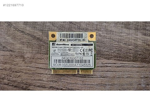 AzureWave AW-NB037H mini wi-fi kartı sahibinden.comda - 1221697710