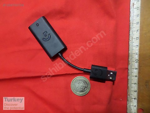Logitech USB audio adapter G432 headset 3.5mm sound card dongle ...