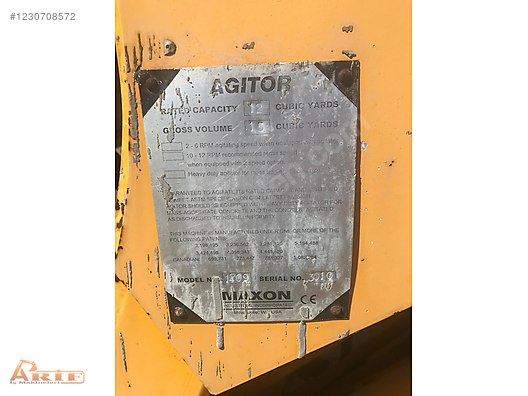 MAXON AGİTOR BETON MİKSERİ - İnşaat Endüstri Makineleri sahibinden.com ...