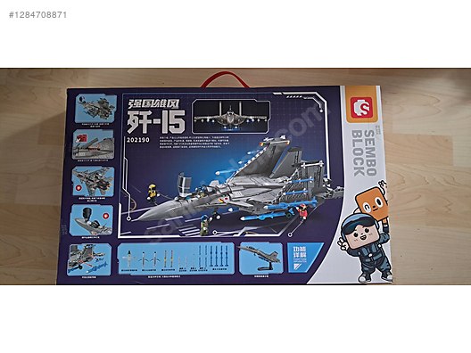 SEMBO LEGO SAVAŞ UÇAĞI SIFIR KUTUSUNDA 1298 PARCA F 15 sahibinden.comda ...
