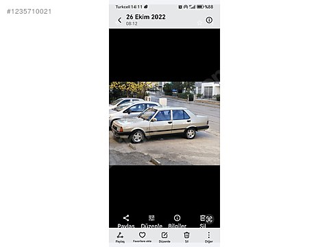 Tofaş / Doğan / L / 91 Model Dogan L sahibinden.comda - 1235710021