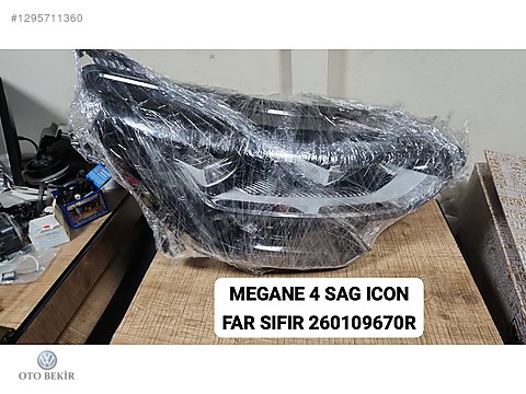 Otomobil & Arazi Aracı / Elektrik / MEGANE 4 SAG ICON SIFIR 260109670R ...