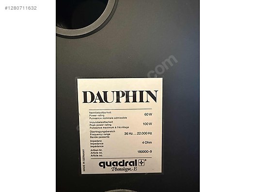 Quadral Hoparlör - İkinci El Quadral Raf Tipi Hoparlör fiyatları ...
