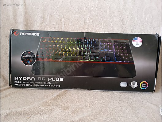 Rampage Hydra r6 plus Rgb klavye at sahibinden.com - 1280718958