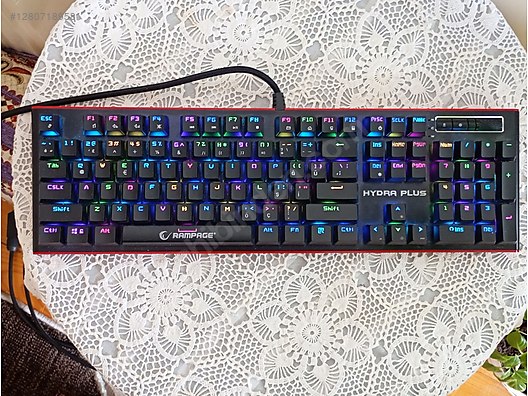 Rampage Hydra r6 plus Rgb klavye - Rampage Oyuncu Klavyesi - 1280718958