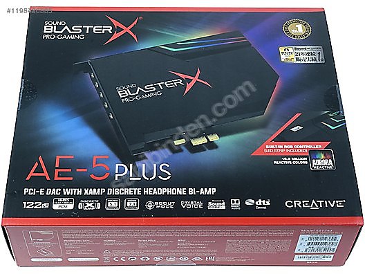 Creative Sound Blasterx Ae-5 Plus PCIe 7.1 Ses Kartı sahibinden.comda ...