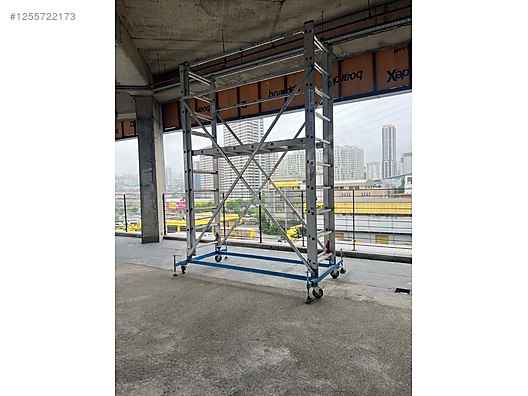 TEKERLEKLİ MOBİL İSKELE ALÜMİNYÜM MERDİVEN - Merdiven ve Yapı ...