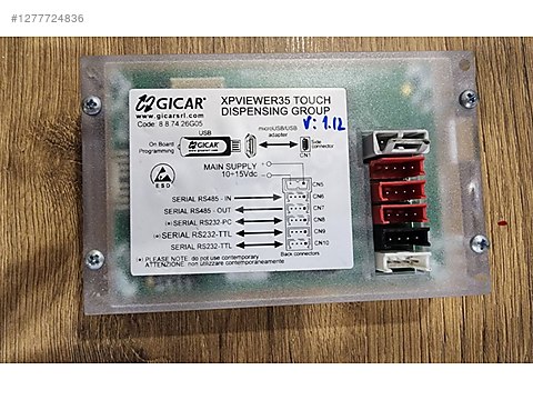 DISP0001 Touch Display 3.5 Gicar 8.8.75.96G - GM International ...