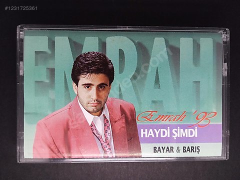 EMRAH "Emrah'93 - Haydi Şimdi" Bandrollü Kaset - Müzik Kasetleri ...