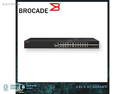 BROCADE ICX 7250-24 24X 1GB RJ45 6X 1GB SFP 2X 10GB SFP+ SWITCH ...