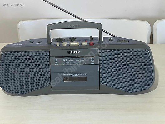 Sony Analog Portatif Radyo - SONY CFS -B21L JAPAN MENŞELİ STEREÖ RADİO ...