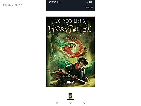 Fantastik Roman / harry potter ve sırlar odası sahibinden.comda ...