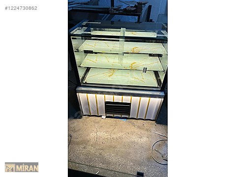 SIFIR 120 CM PASTANE YAŞ PASTA EKLER VİTRİN TEŞHİR TEZGAH DOLABI - Gıda ...