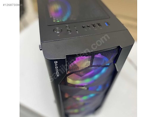 RGB IŞIKLI 4 FANLI SİYAH DAGMOR PC KASA GAMER KASA OYUNCU KASASI ...