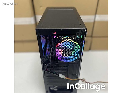 RGB IŞIKLI 4 FANLI SİYAH DAGMOR PC KASA GAMER KASA OYUNCU KASASI ...