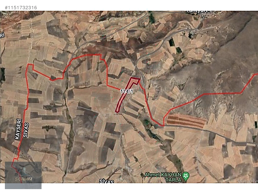 SAT. TARLA METHİYE/PINARBAŞI/KAYSERİ - Satılık Arsa İlanları sahibinden.com'da - 1151732316