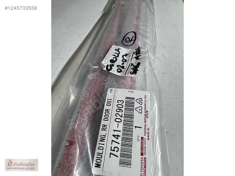 TOYOTA COROLLA 2002-2007 SAĞ ARKA KAPI ÇITASI ORJ 75741-02903 - İlan ve ...
