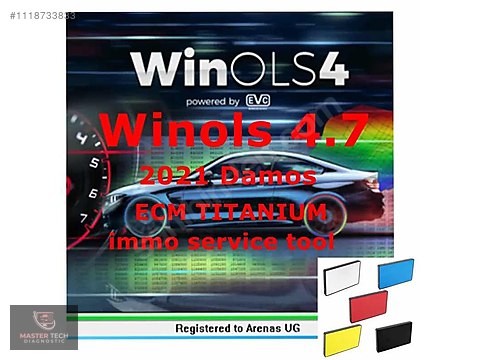 WinOLS 4.7 chiptuning yazılımı son sürüm Damos 2022 800gb sahibinden.comda - 1118733833