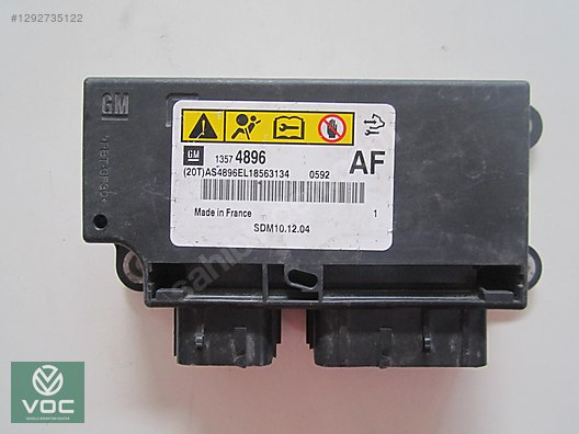 Otomobil & Arazi Aracı / Elektrik / OPEL ASTRA AİRBAG BEYNİ 13574896AF ...