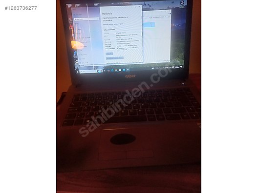 Exper / Exper laptop sahibinden.comda - 1263736277