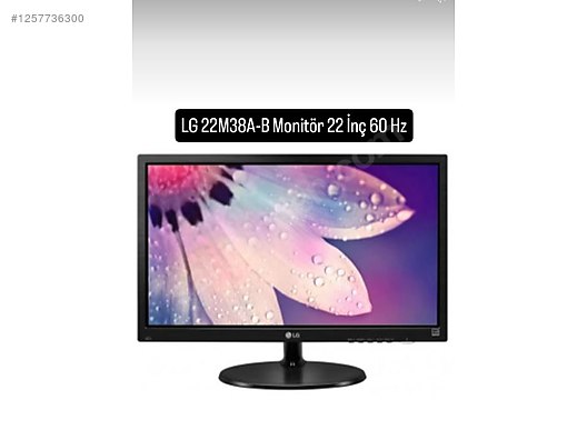 LG 22M38A-B Monitör at sahibinden.com - 1257736300