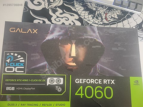 GALAX Geforce RTX 4060 1 Click OC 2X 8GB 128Bit sahibinden.comda ...